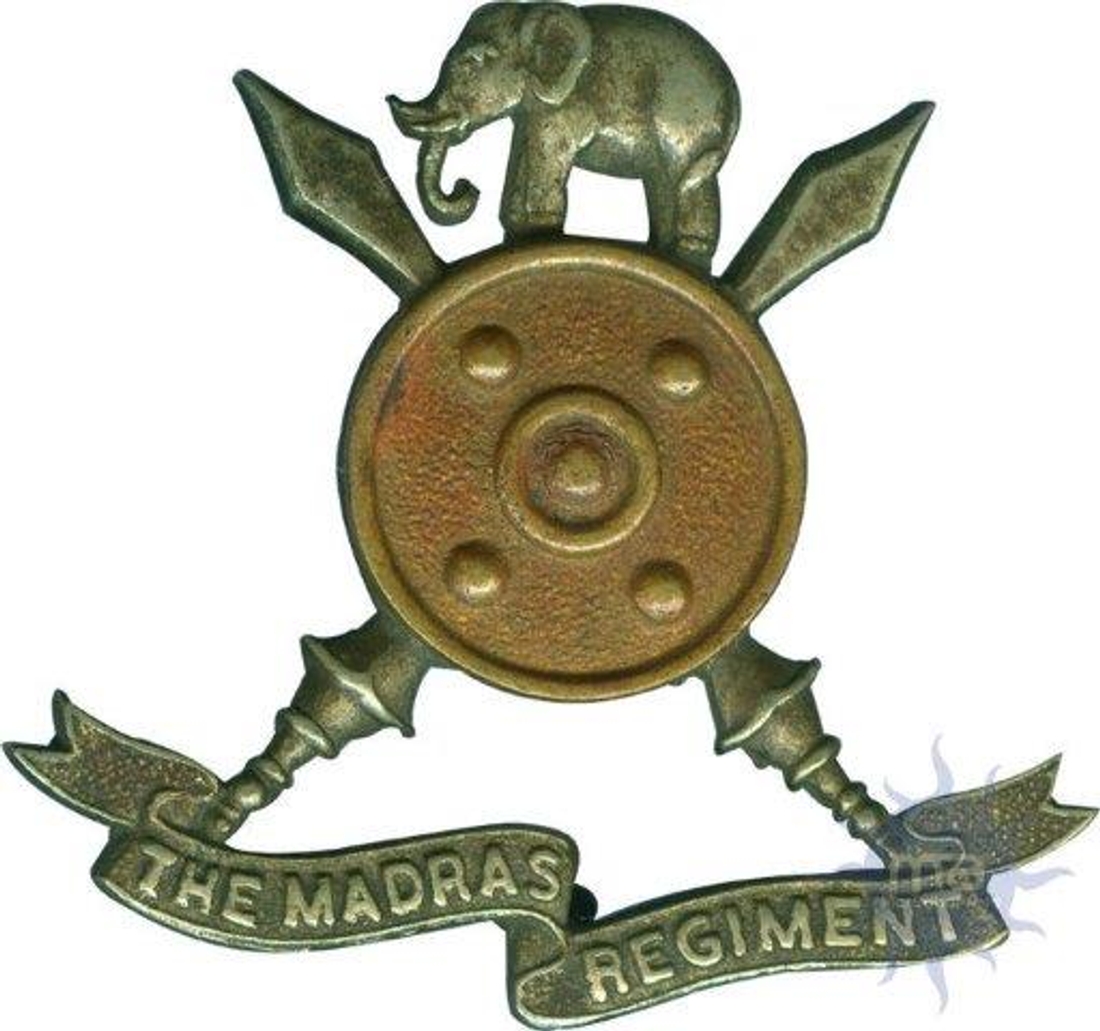 Madras Regiment Logo NEW DELHI, INDIA JANUARY 26: A Contingent Of