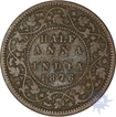 Copper Half Anna of Victoria Empress of Calcutta mint. | Auction 08 ...
