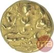 Gold Half Varaha Coin of Hari Hara II of Vijayanagar Empire. | Auction ...