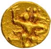 Exceedingly Rare Gold Fanam Coin of Feudatories of Chalukyas of Kalyani ...