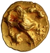 Gold Half Varaha Coin of Achyutharaya of Tuluva Dynasty of Vijayanagara ...