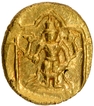 Gold Half Varaha Coin of Venkatapathiraya III of Aravidu Dynasty of ...